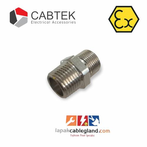 Adapter Nipple Explosion proof CABTEK 1/2″NPT (M) x 1/2″NPT (M) Brass ...